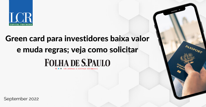 Green Card für Investoren, die Wertschätzung und Wertschätzung zeigen ...